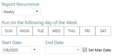 Setting up scheduled reports – The Boring Lab